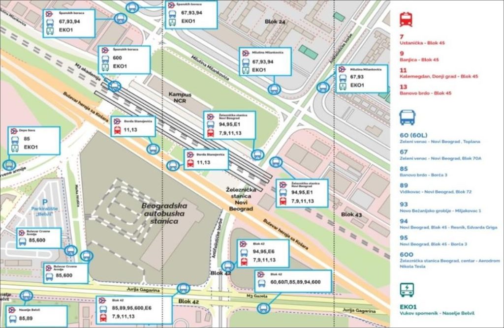 BAS - nova autobuska stanica u Bloku 42 - Travellino
